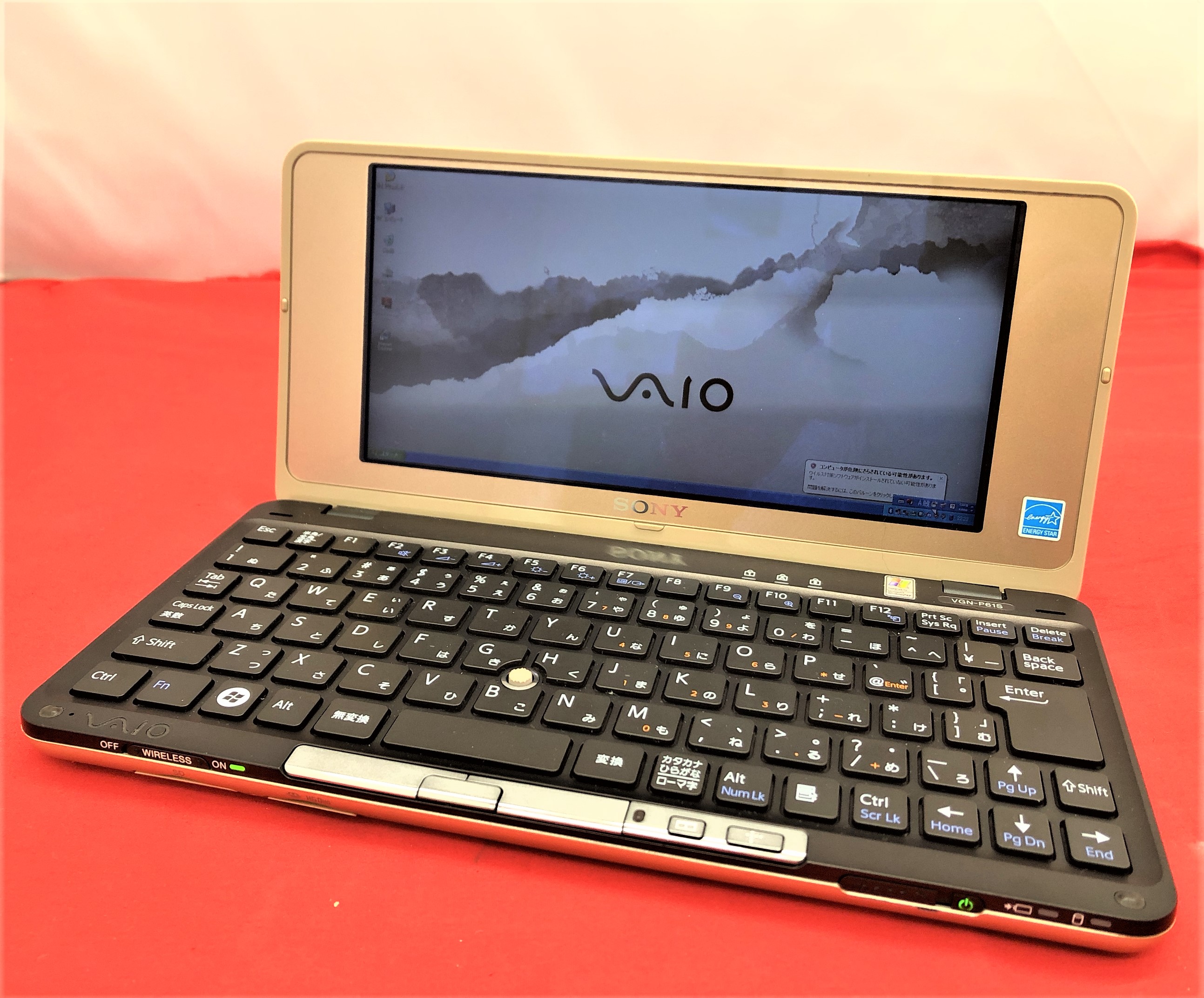 SONY VAIO VGN-P61S (Atom Z550 2.4GHz/1GB/60GB) ★☆希少なWindowsXP搭載のVAIO ...